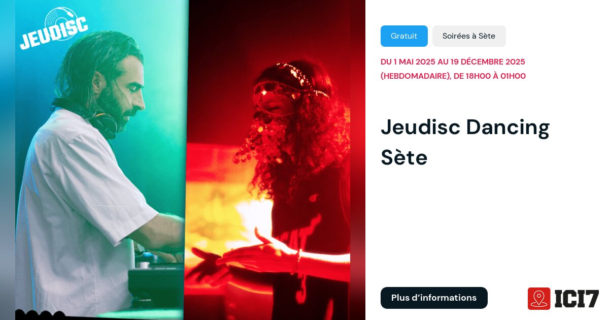 Jeudisc Dancing Sète - Ici7.fr